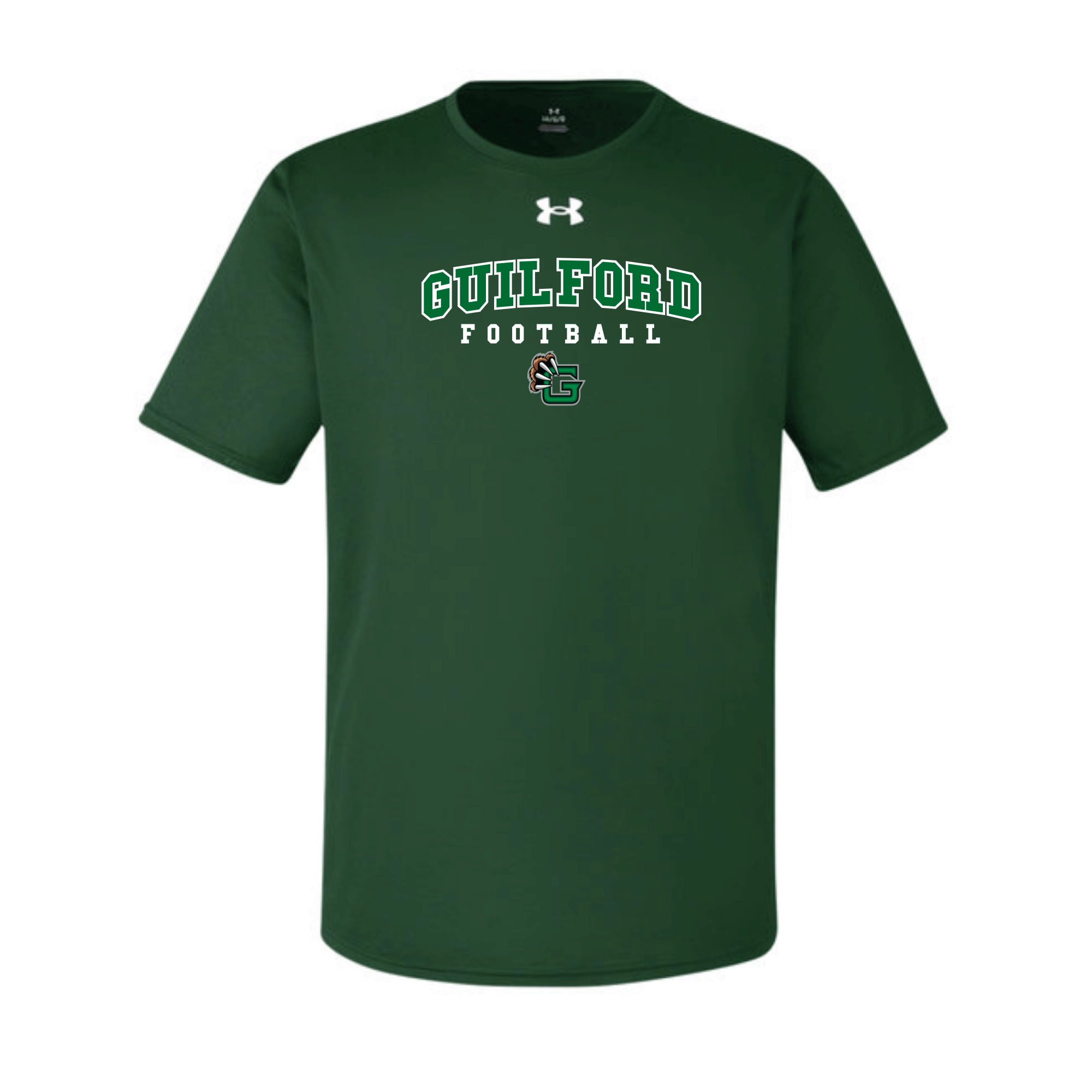 Guilford Football - Forest Green Men's Team Tech T-Shirt – CT Schools Store